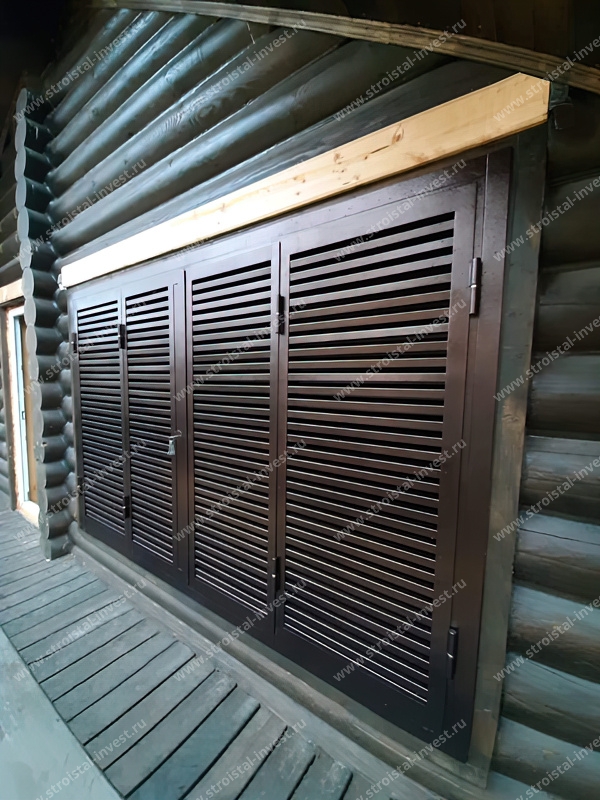 Ставни жалюзи | Металлические жалюзийные ставни на окна «СТРОЙСТАЛЬИНВЕСТ»
